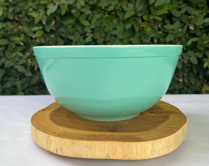 Turquoise Pyrex Mixing Bowl 403 - Etsy