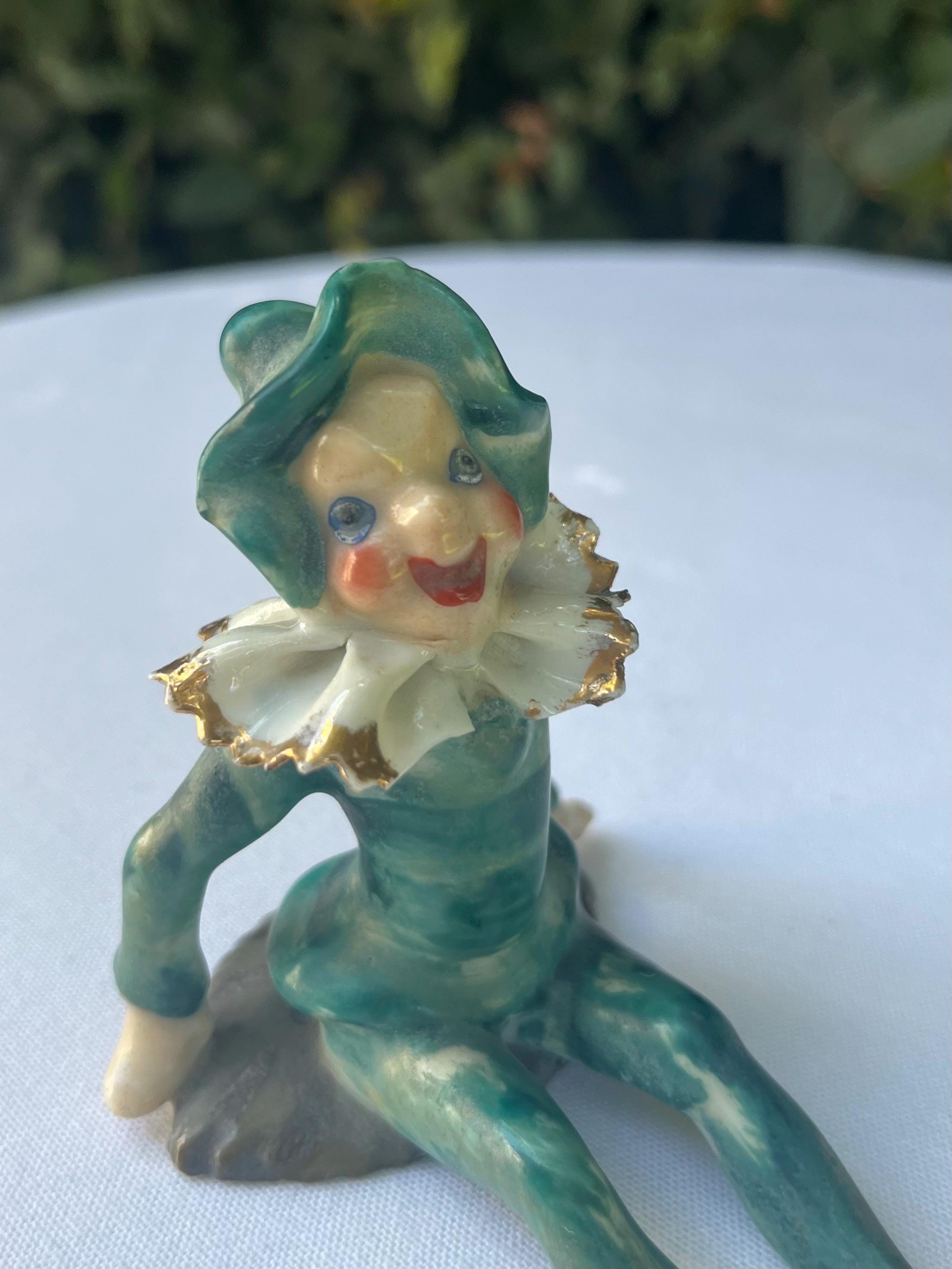 Pixie Elf Jester Figurines Made in Occupied Japan Set of Two - Etsy