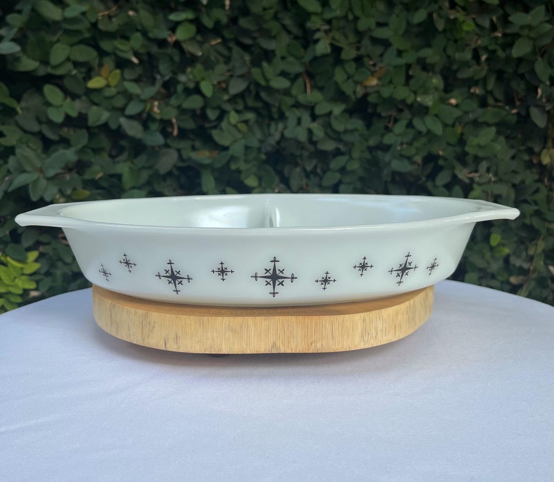 Pyrex Snack Server Compass Divided Dish - Etsy