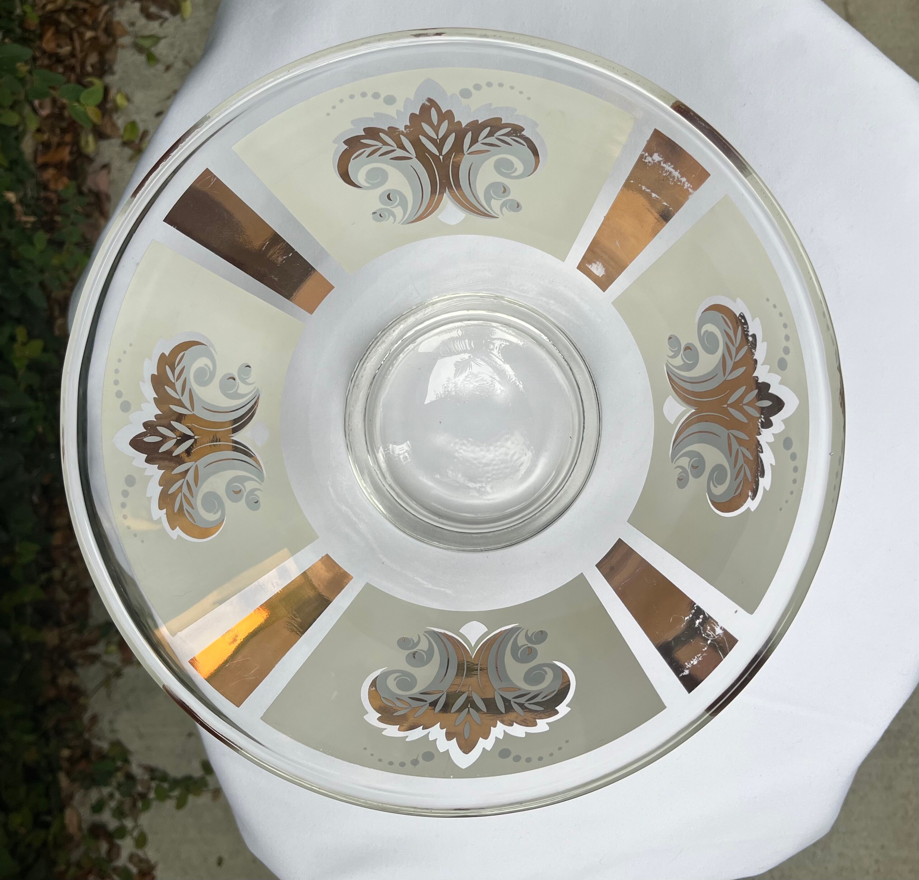 Anchor Hocking Fluer De Leis Pattern Chip and Dip Set - Etsy