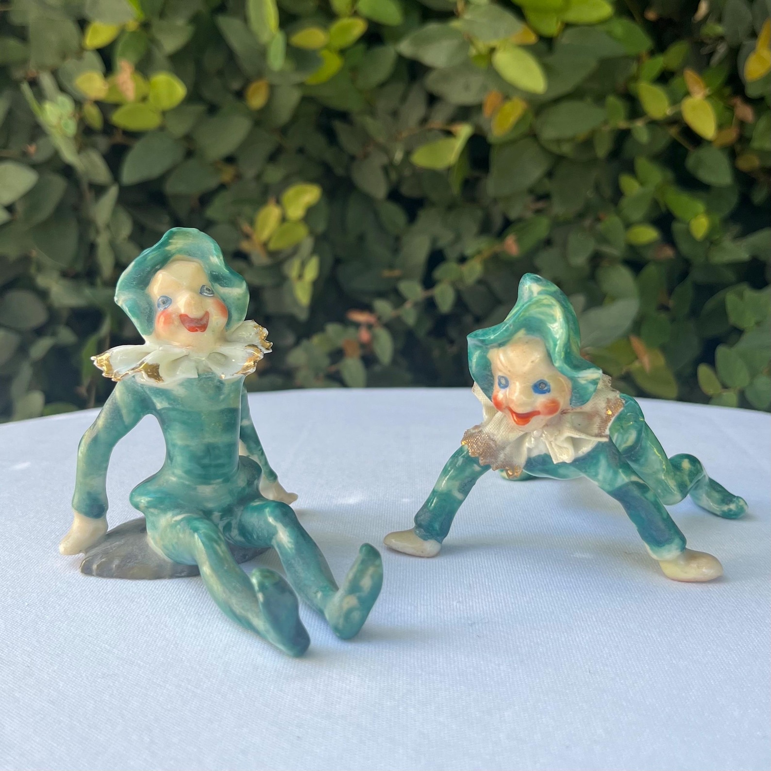 Pixie Elf Jester Figurines Made in Occupied Japan Set of Two - Etsy