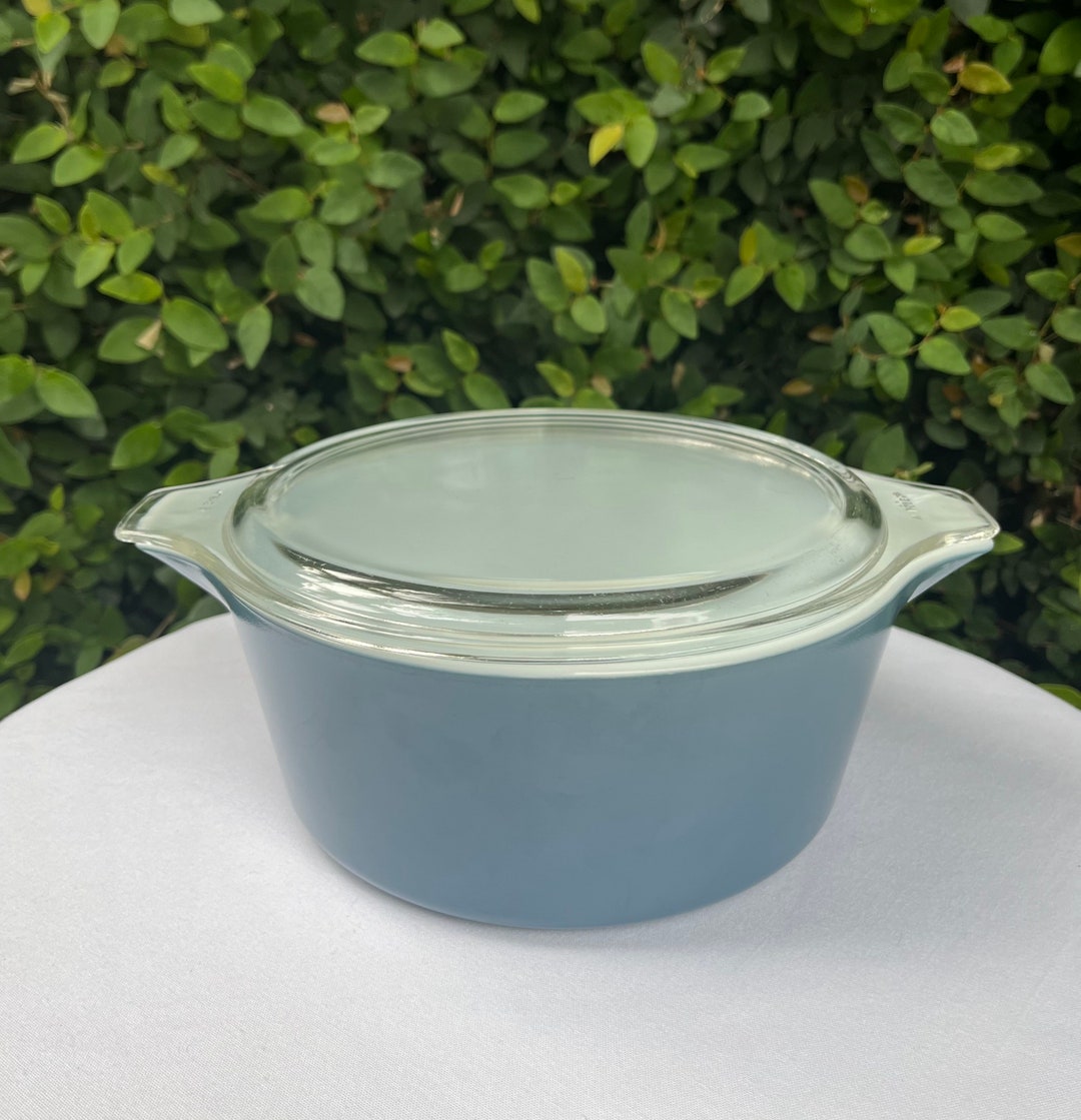 Pyrex Bake 'N' Carry in Country Blue Promotional Pattern 475 - Etsy