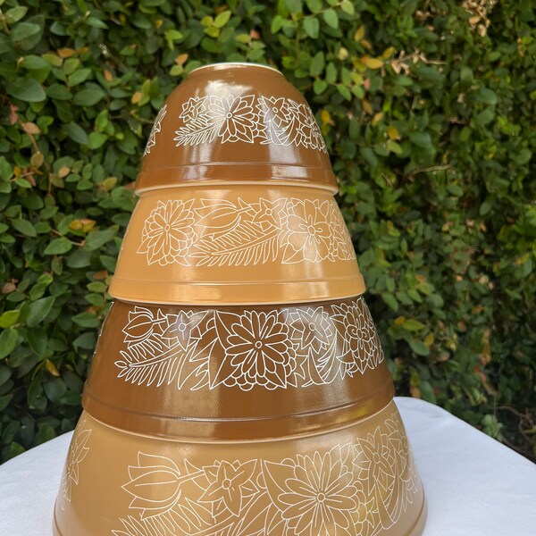 Brown Pyrex Bowls - Etsy