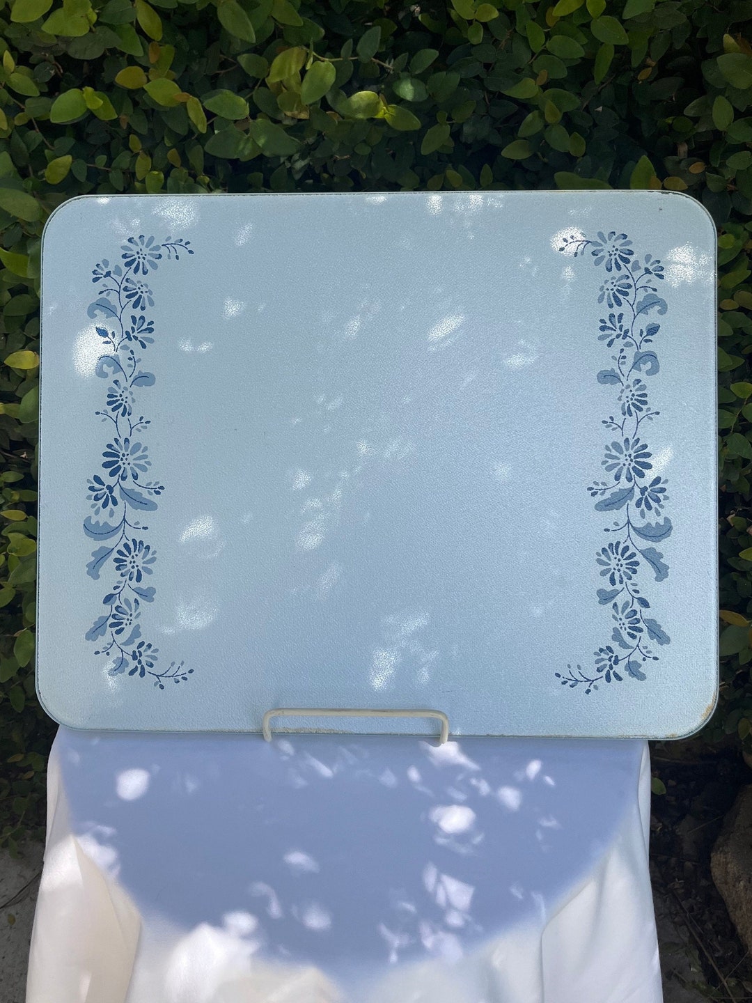 Corning Portable Counter Saver Colonial Mist Pattern Large - Etsy