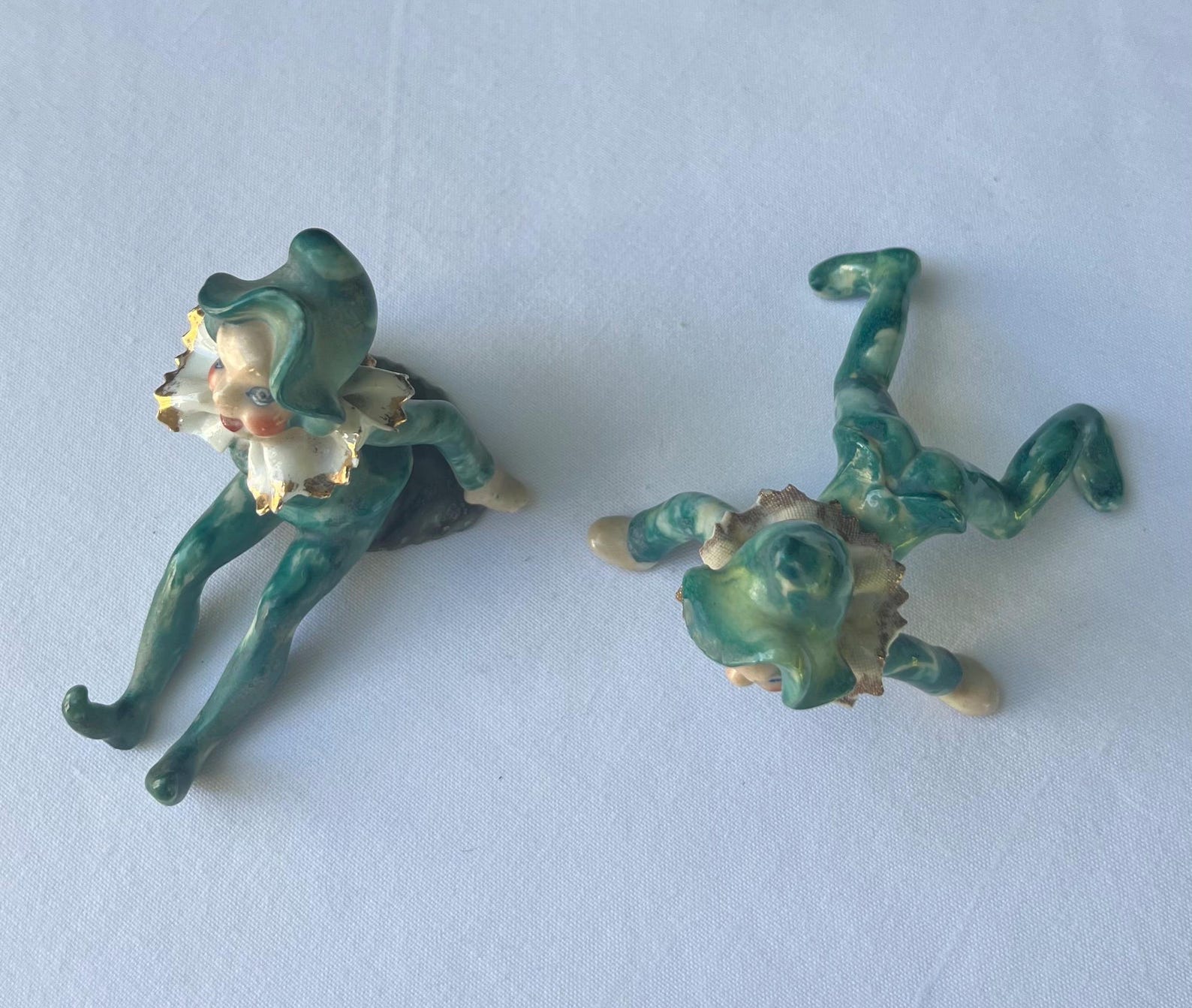 Pixie Elf Jester Figurines Made in Occupied Japan Set of Two - Etsy