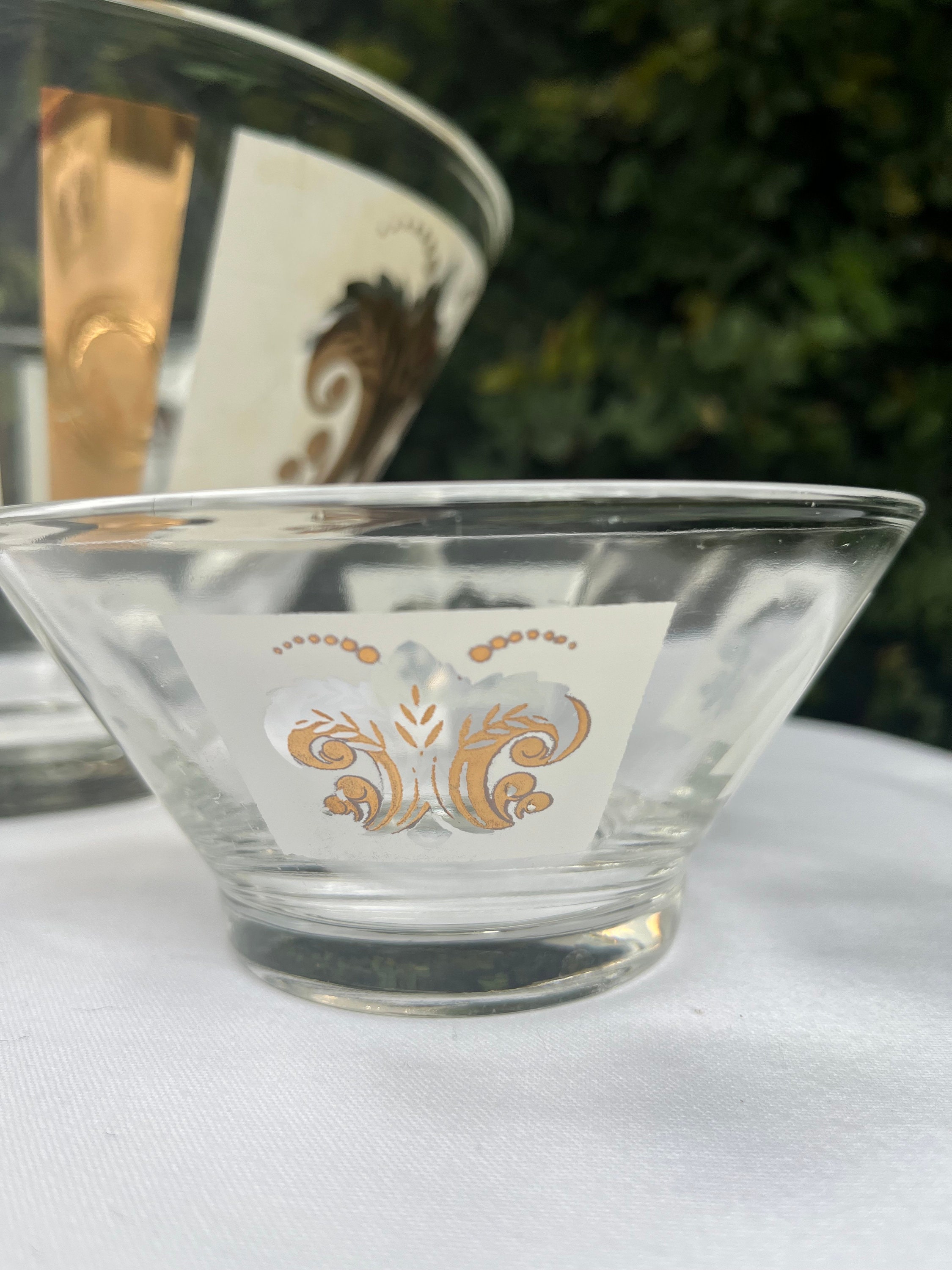 Anchor Hocking Fluer De Leis Pattern Chip and Dip Set - Etsy