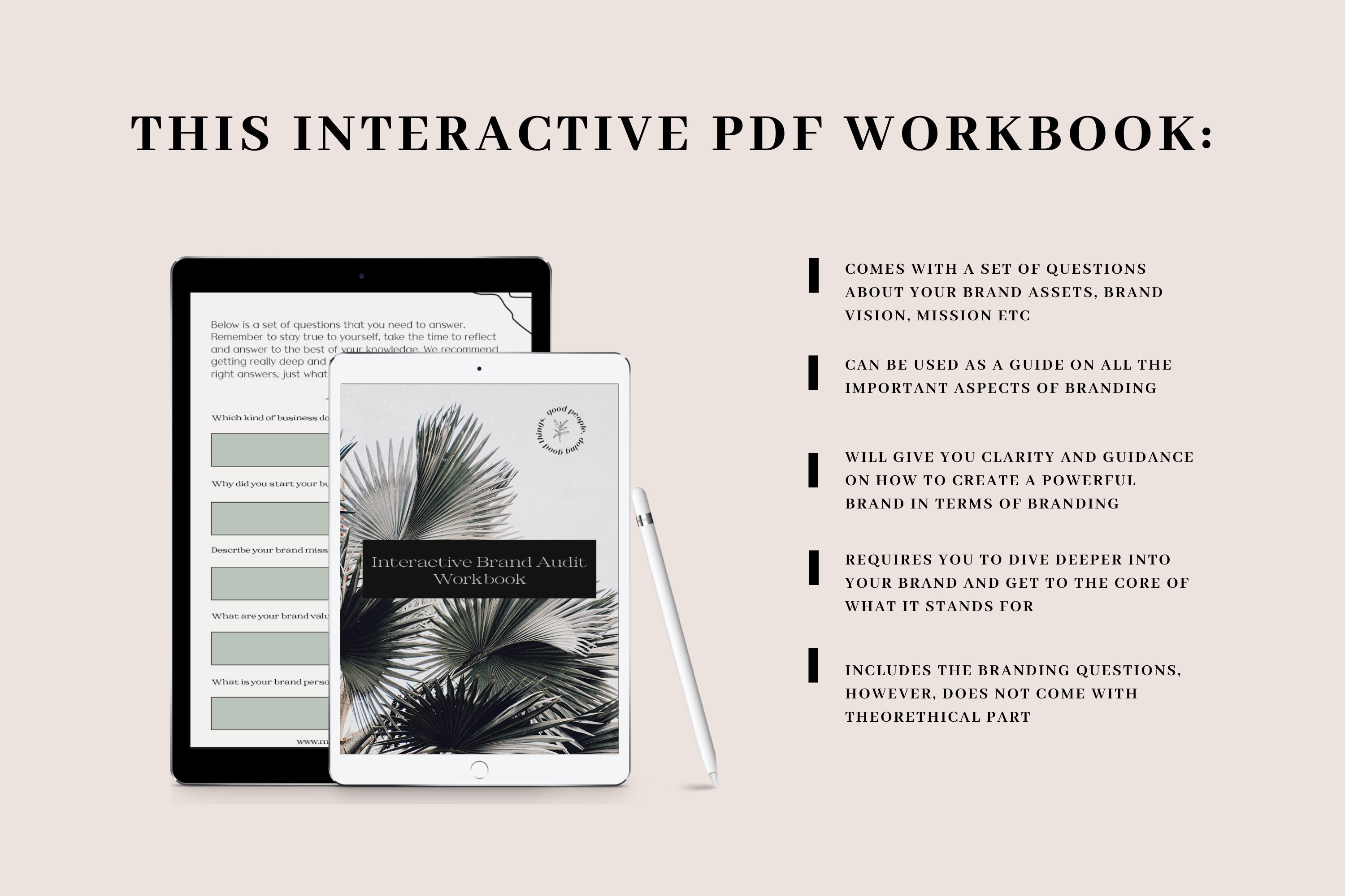 Branding Checklist | Brand Audit Workbook | Interactive Branding Workbook | Launching Your ...