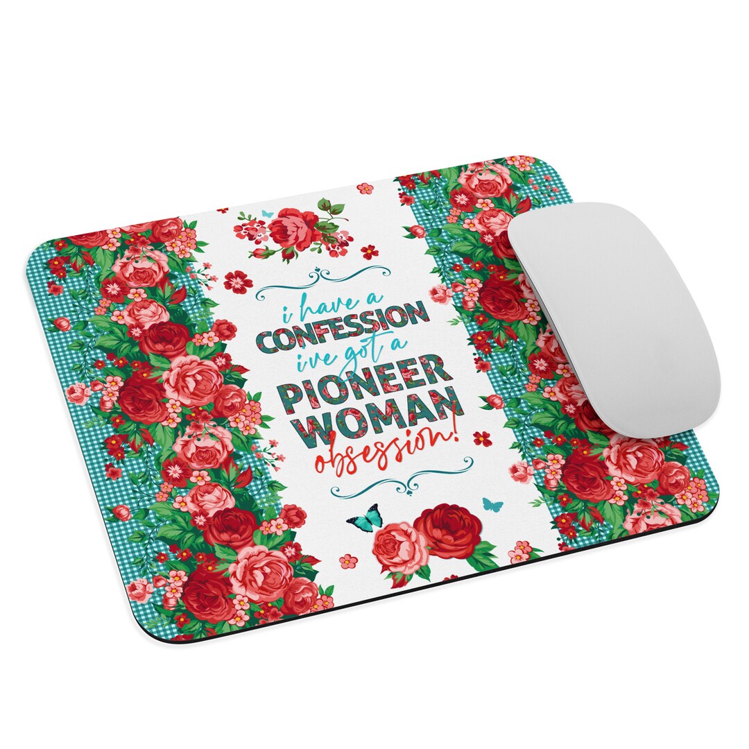 Mouse Pad Mat Farmhouse Decor Mouse Pad Cute Gift for Her Pink - Etsy