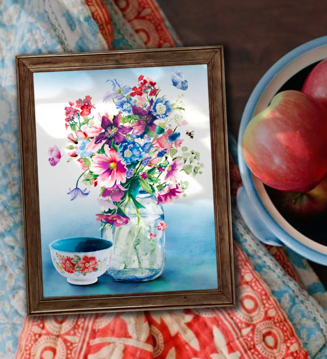 Floral Country Decor Poster Farmhouse Wall Decor Farmhouse Decor ...