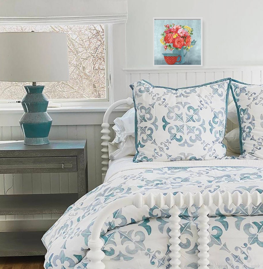 Floral Country Decor Poster Farmhouse Wall Decor Farmhouse Decor ...