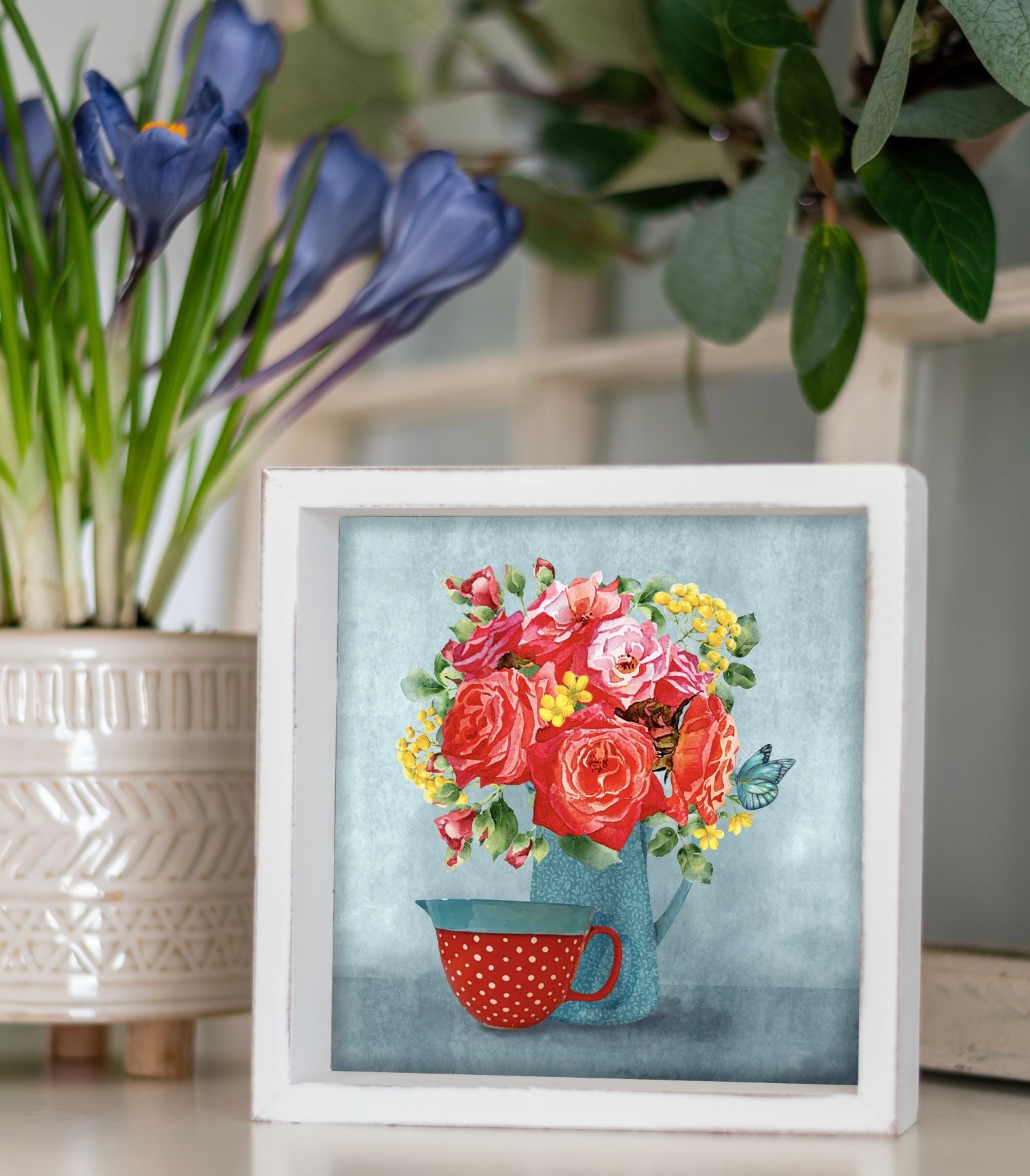 Floral Country Decor Poster Farmhouse Wall Decor Farmhouse Decor ...