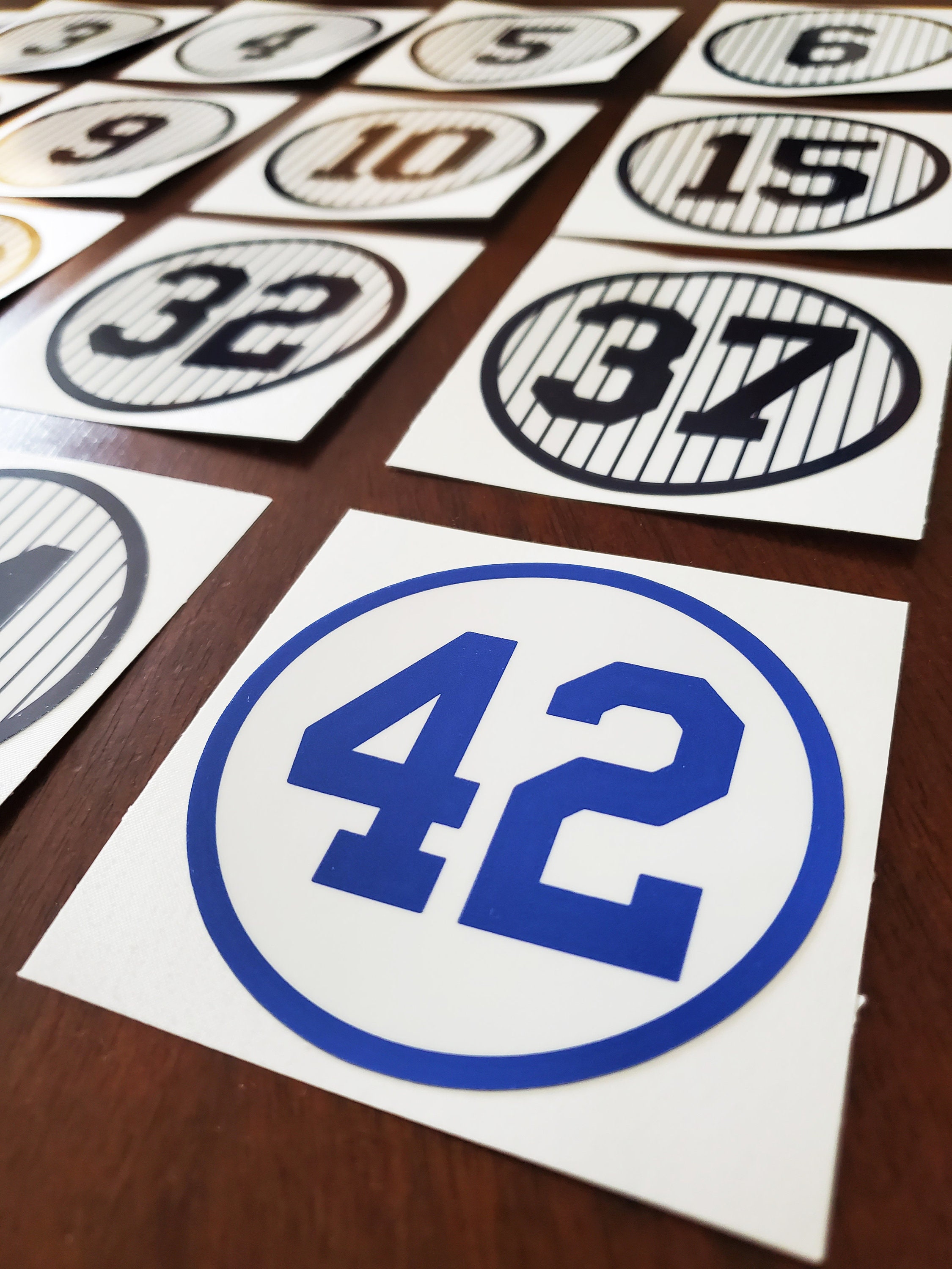 Unofficial Replica Yankees Retirement Numbers - 4 Sizes Available - Etsy