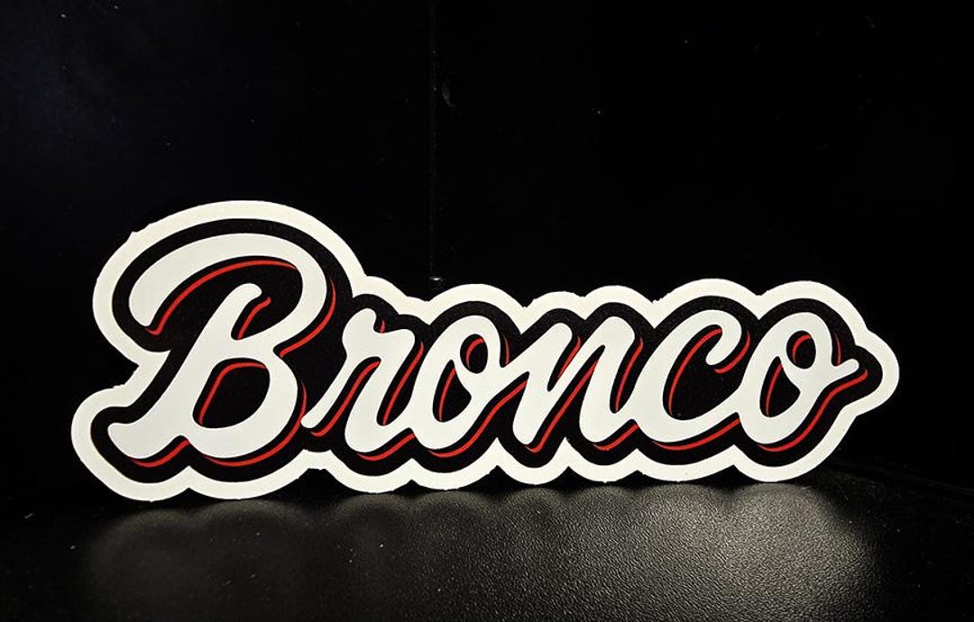 The BRONCO Bronco Sticker - Etsy