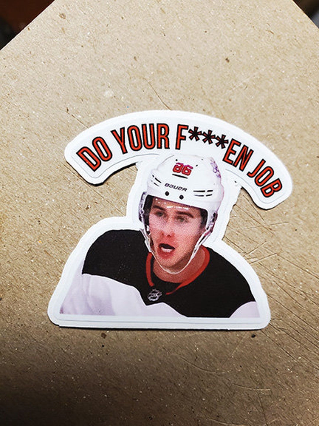 Hughes NJ Motivational Sticker - "do Your F***EN Job" Sticker - Etsy