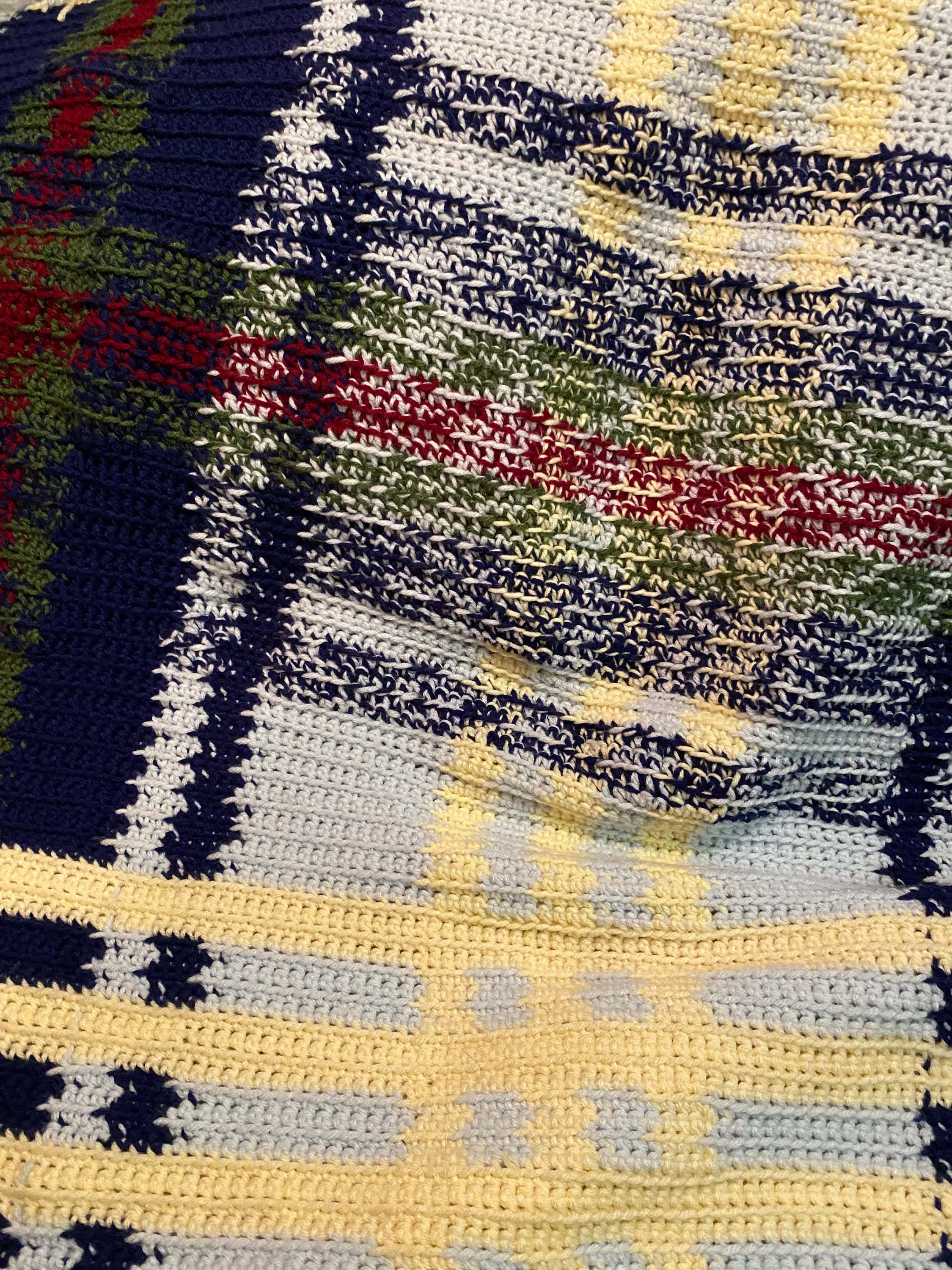 Bell Scottish Clan Tartan Throw Crochet Pattern - Etsy