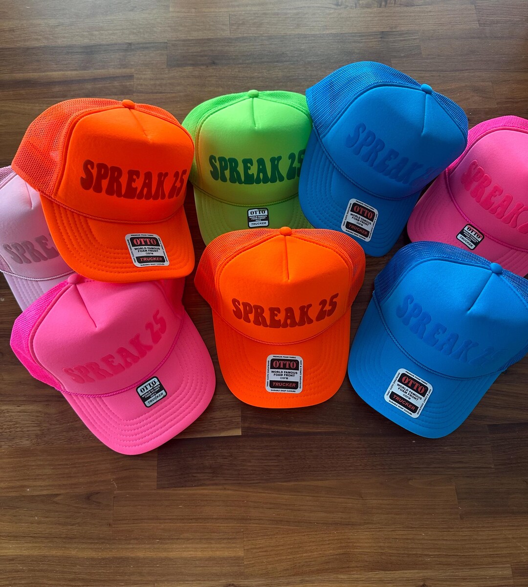 Spring Break Custom Puff Print Trucker Hat, Girls Vacation Custom Hat ...