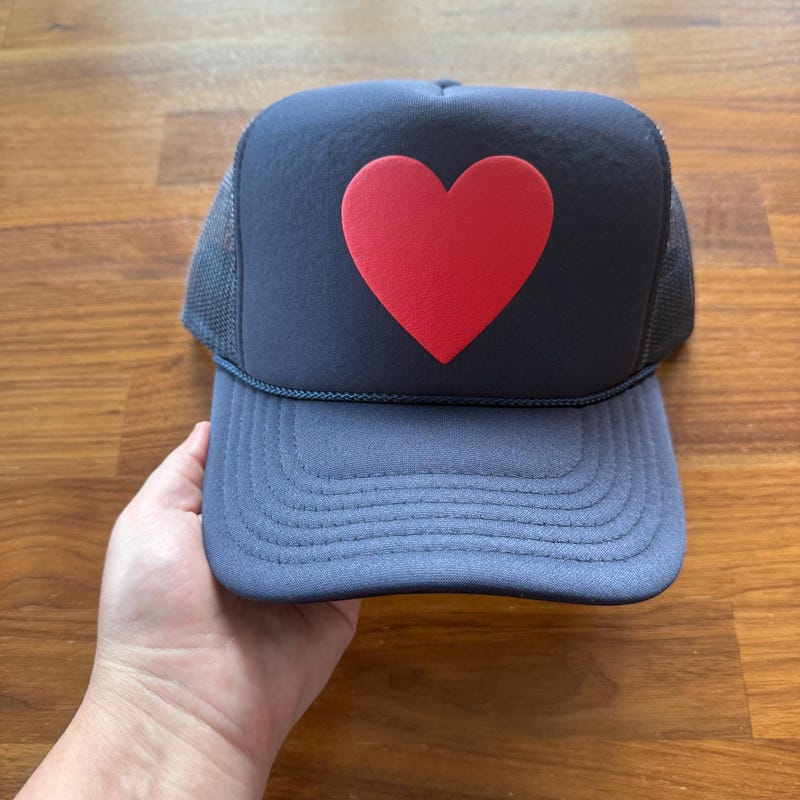 Customized Hats Heart - Etsy