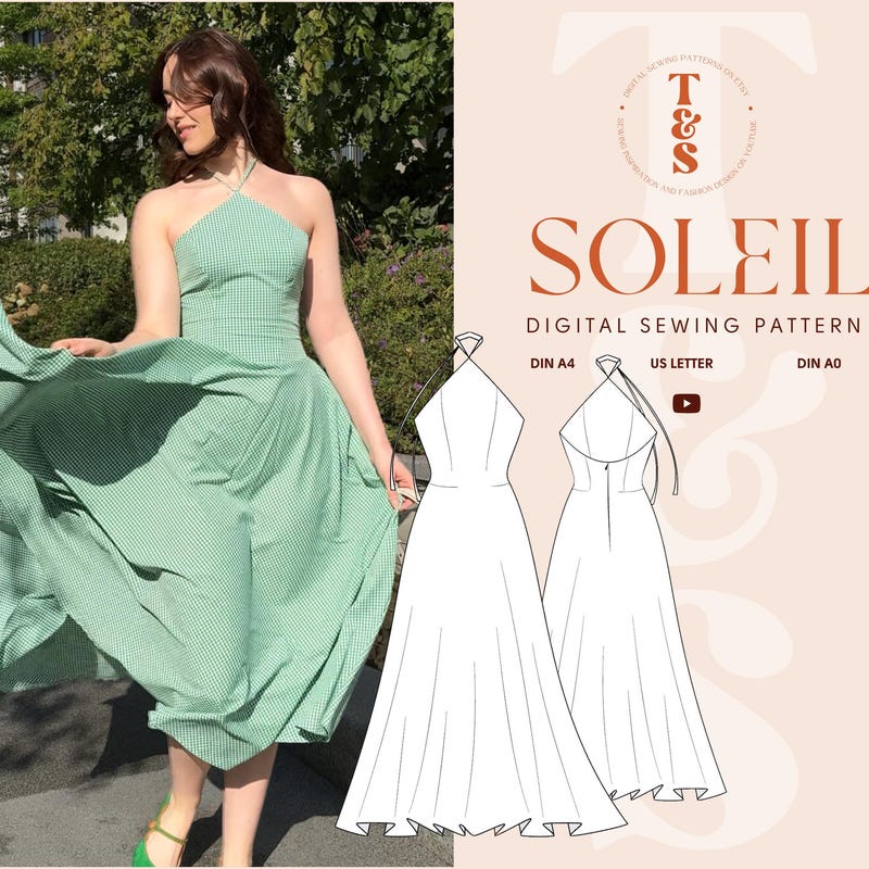 Sun Dress Pattern - Etsy