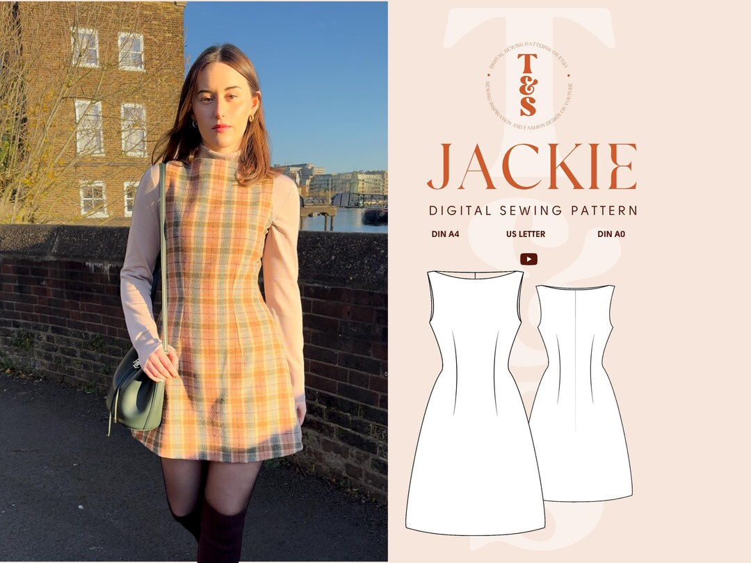 Jackie 3-in-1 Perfect Party Shift Dress PDF Sewing Pattern With Sleeve ...
