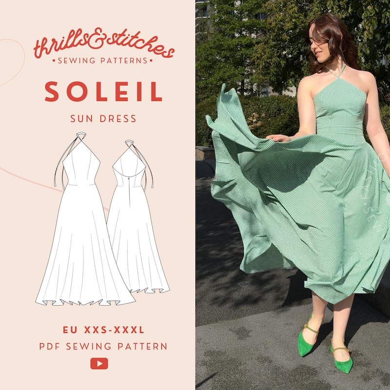 Sun Dress Pattern - Etsy