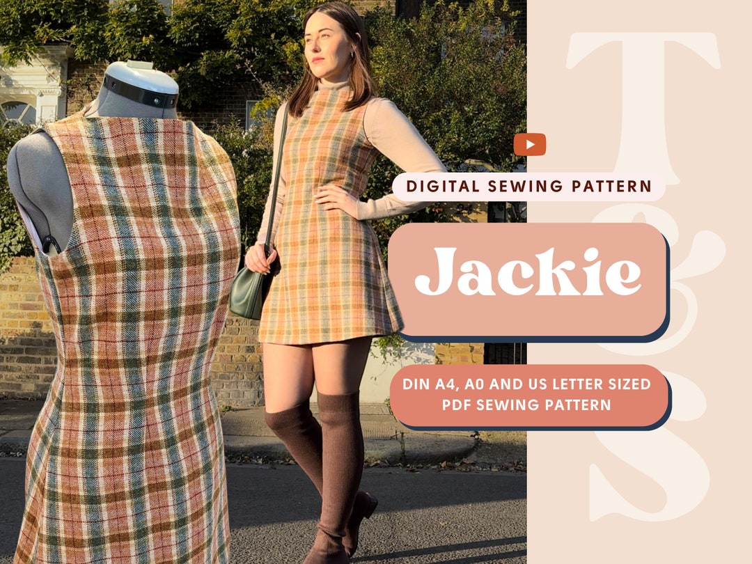 Jackie 3-in-1 Perfect Party Shift Dress PDF Sewing Pattern With Sleeve ...