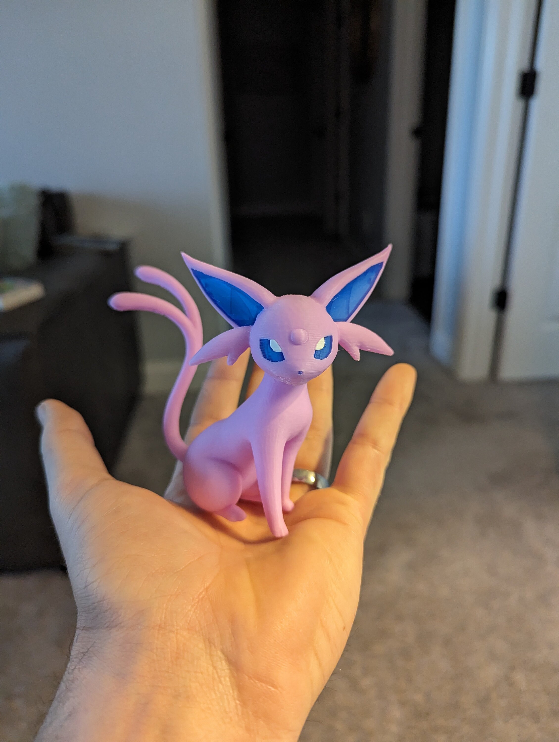 3D Printed Full Colored Pokémon espeon Normal and Shiny - Etsy