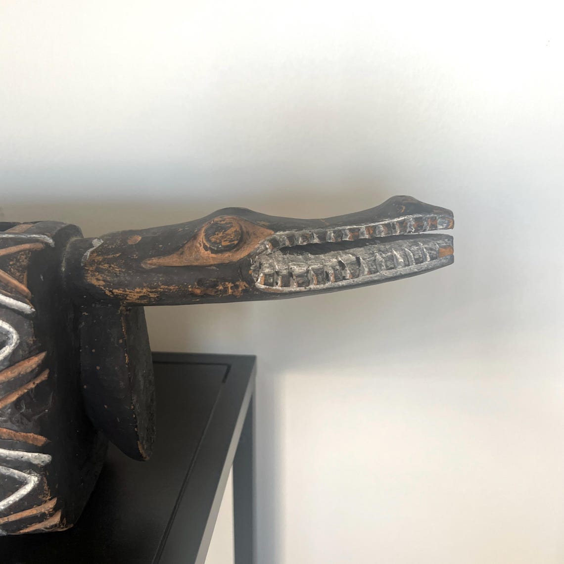 Vintage Papua New Guinea Garamut Crocodile Silt Drum Brown/black - Etsy