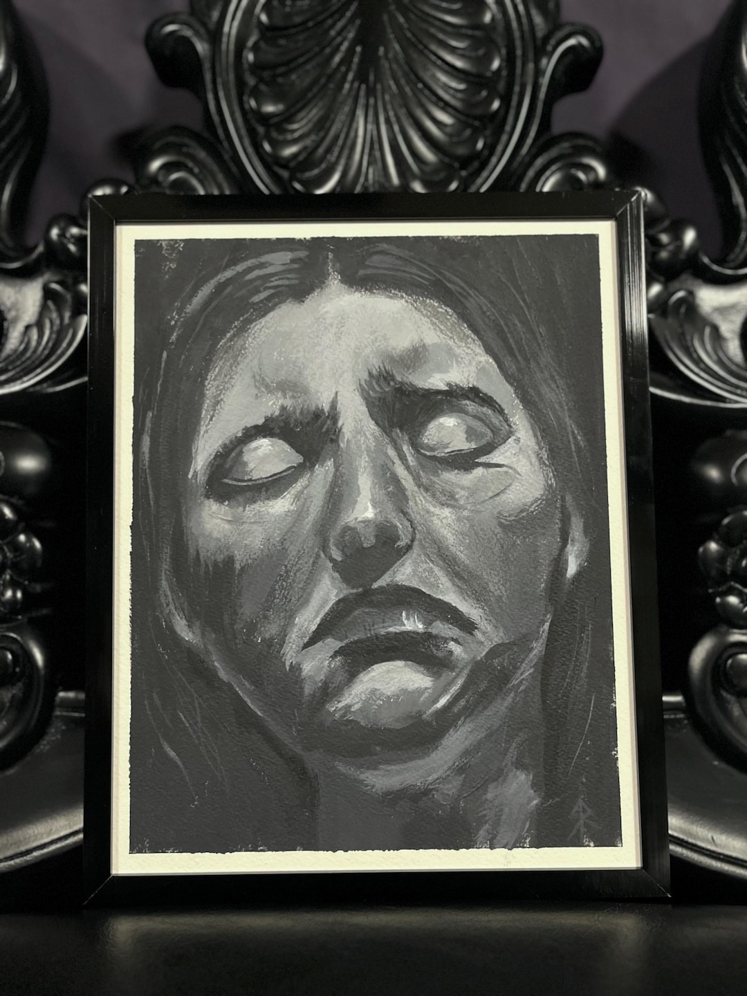 ORIGINAL “hopelessness" Acrylic Painting Framed Wall Art 8x10 Original ...