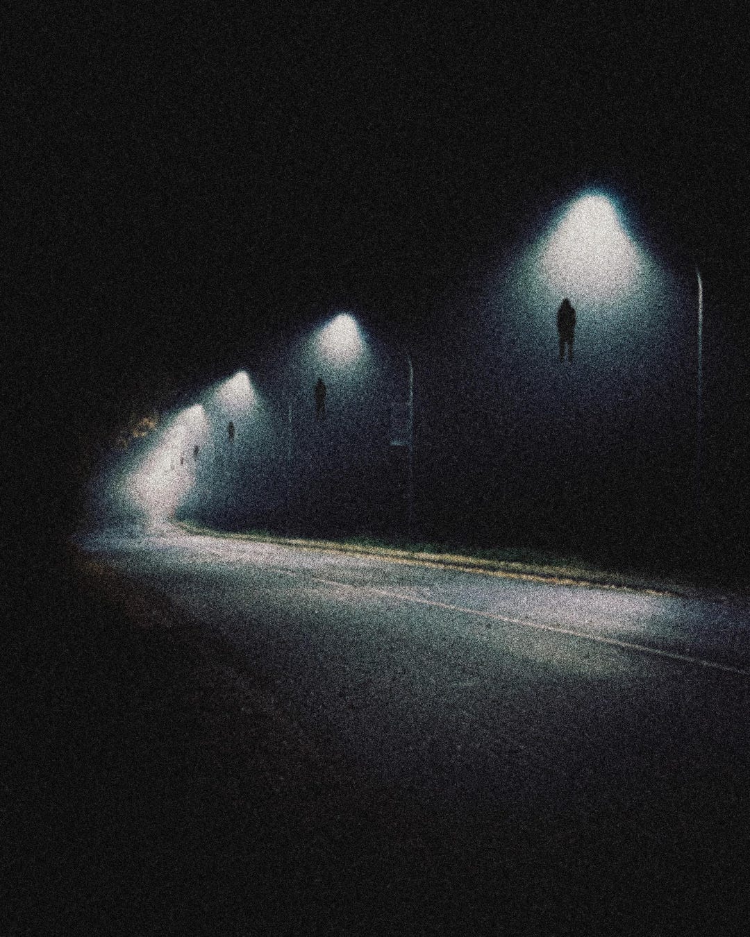 Noxious Lingering . 8x10 Original Art Print Made by headache.tape Dark ...