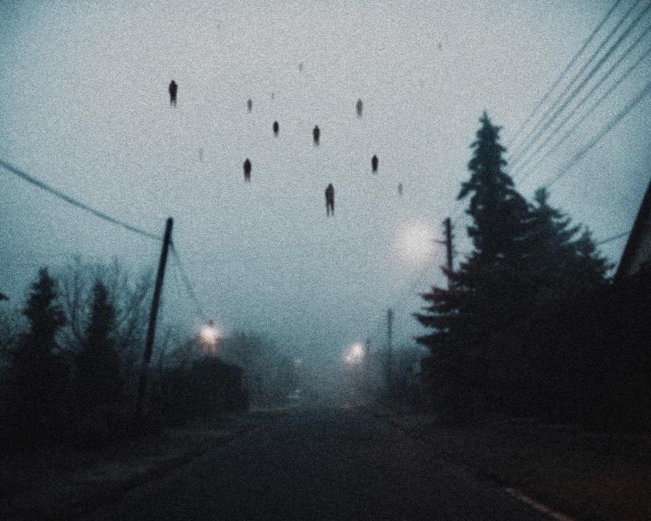 Shadow People 1. 8x10 Original Art Print Made by headache.tape Dark Art ...