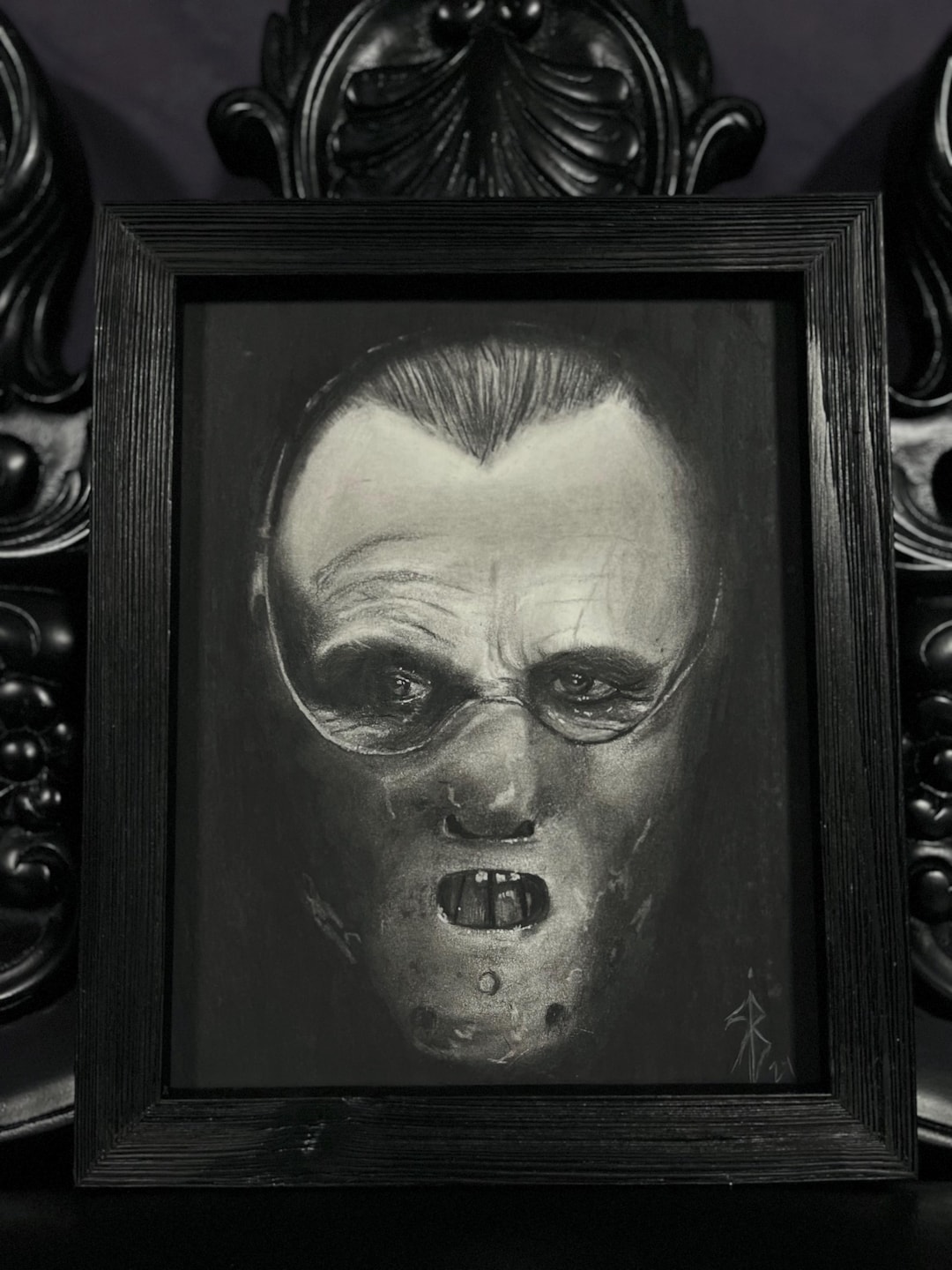 ORIGINAL hannibal Lecter Portrait Framed Wall Art 8x10 Original ...