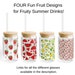 Beer Can Glass Custom Watermelon Design Soda Can Glass Personalized Fun ...