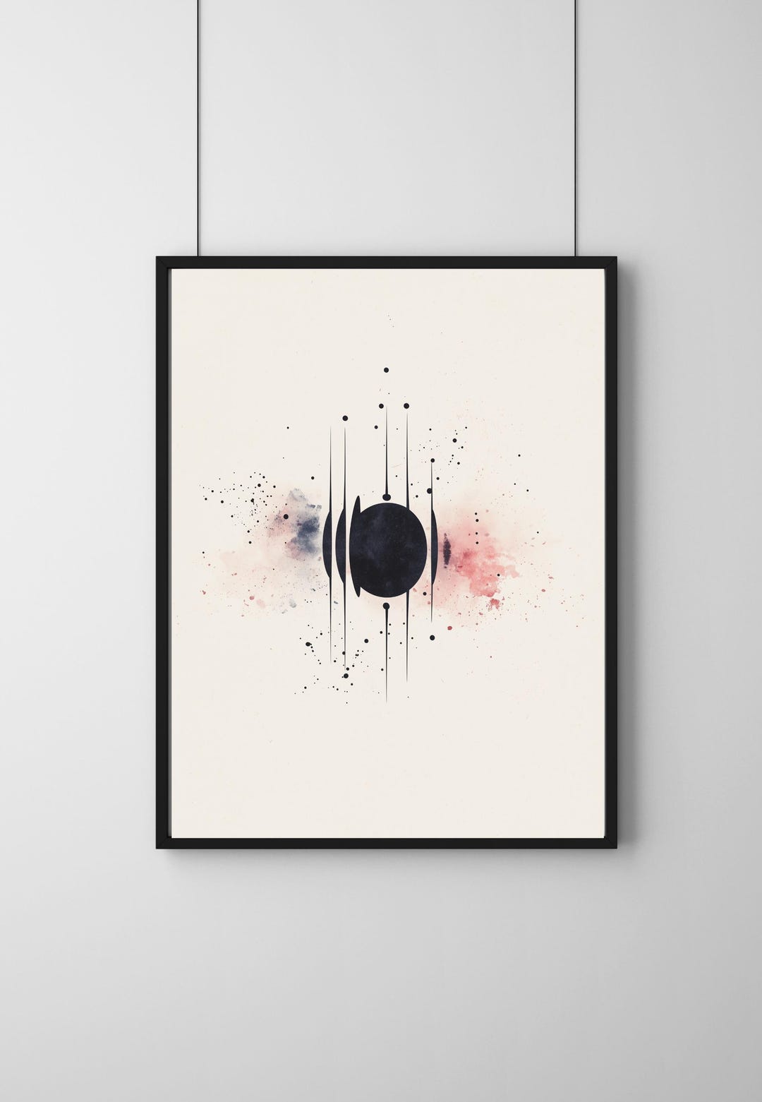 Doppler Effect Wall Art: Unique Black Circle Design for Science ...