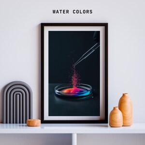 Cell Culture Poster: Vibrant Petri Dish & Pipette Art (digital Download ...
