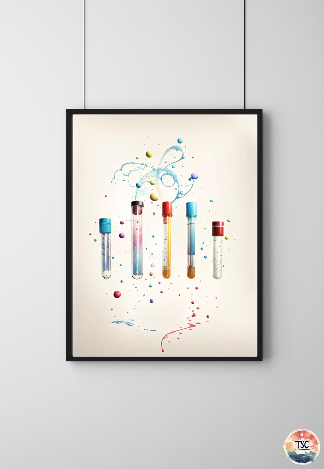 Elegant Blood Tubes Collection in Light Hue Background Watercolor Art ...