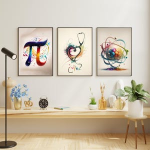 10 Eye-catching Science Posters: Heart, DNA, Math, Lungs, Atom ...