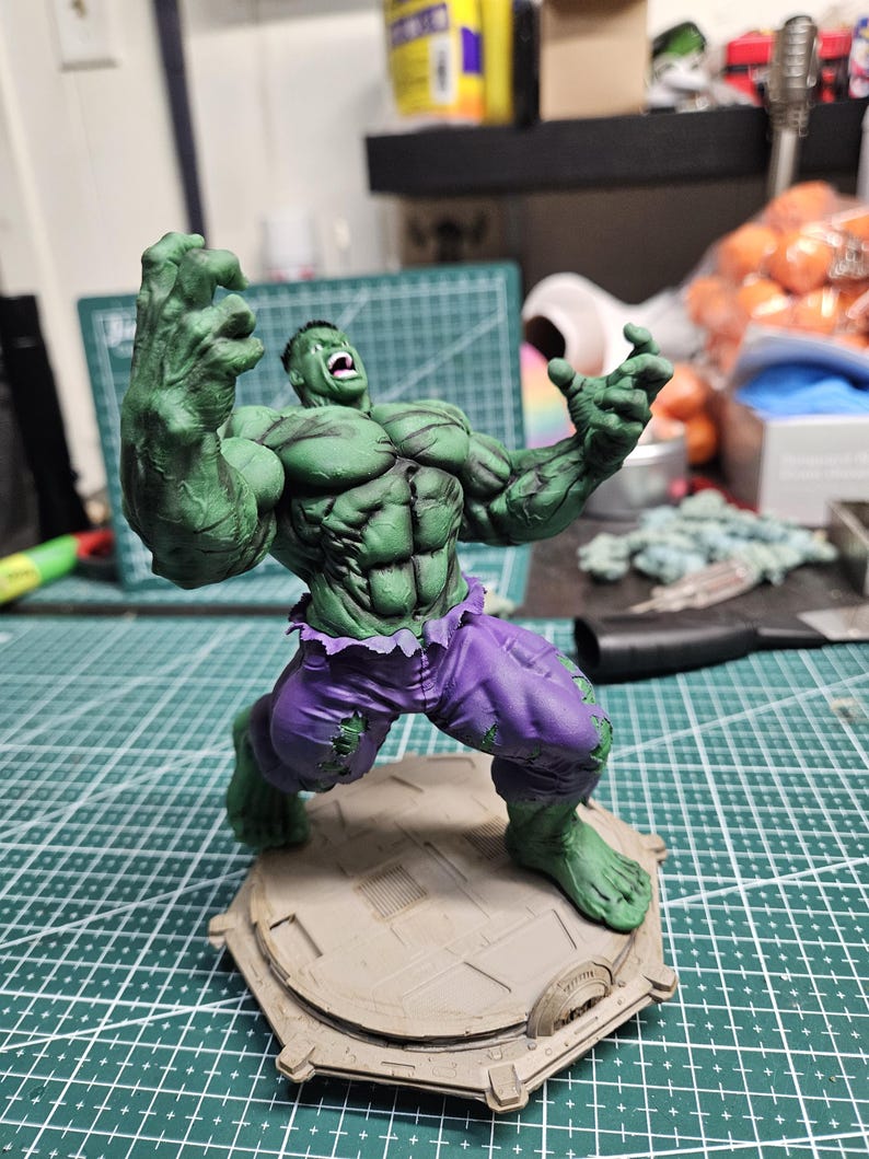 Hand Painted Hulk - Etsy