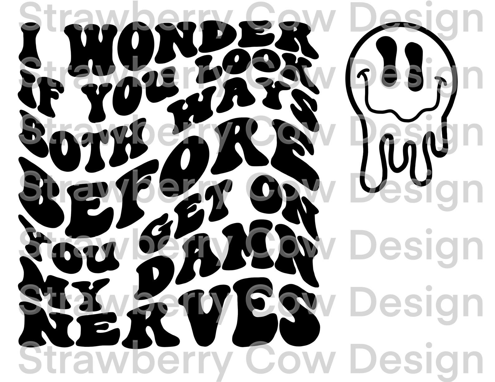 I Wonder, Funny Cut File Png, Jpg, Pdf - Etsy