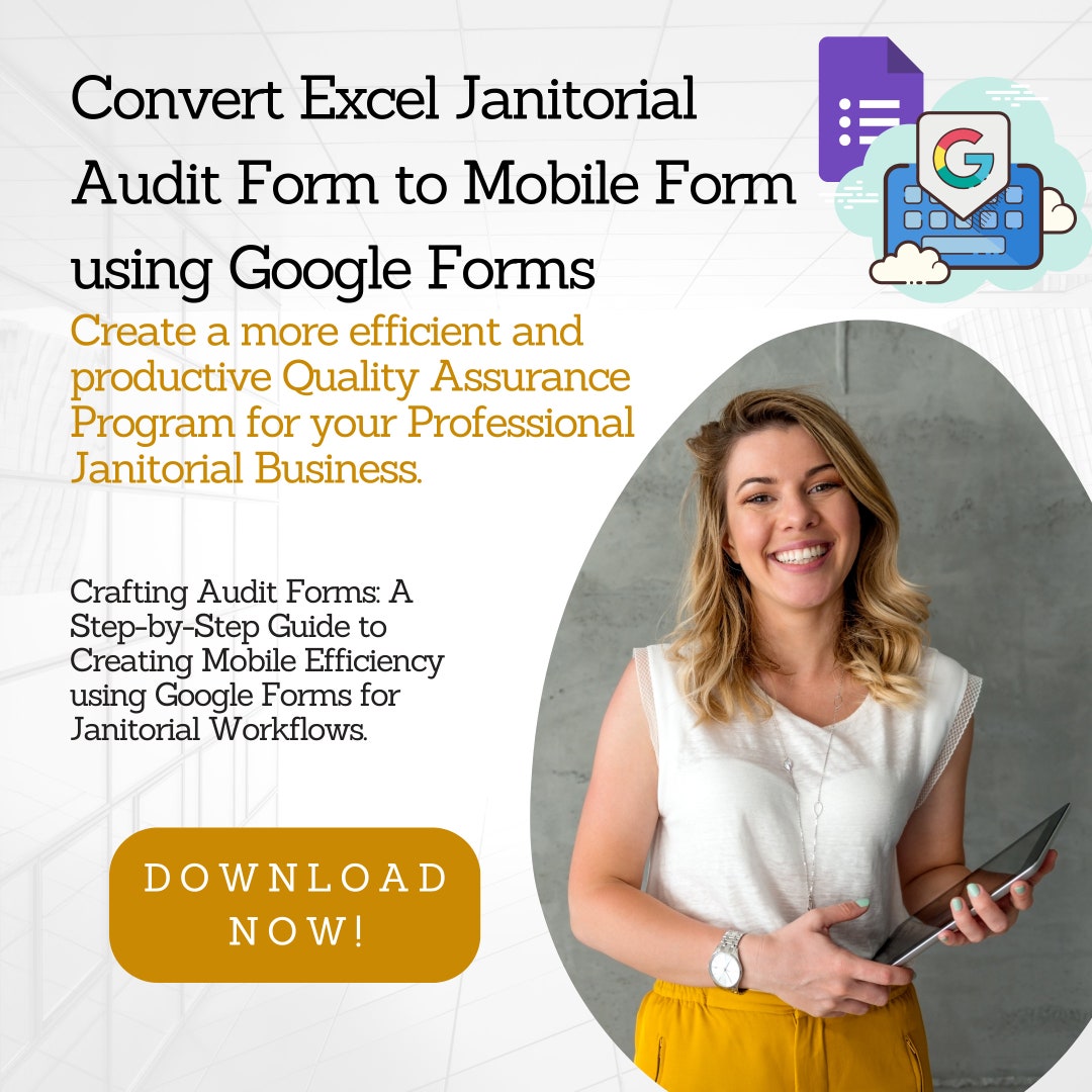 Janitorial Inspection Form: DIY Guide to Convert Excel Audit Into ...