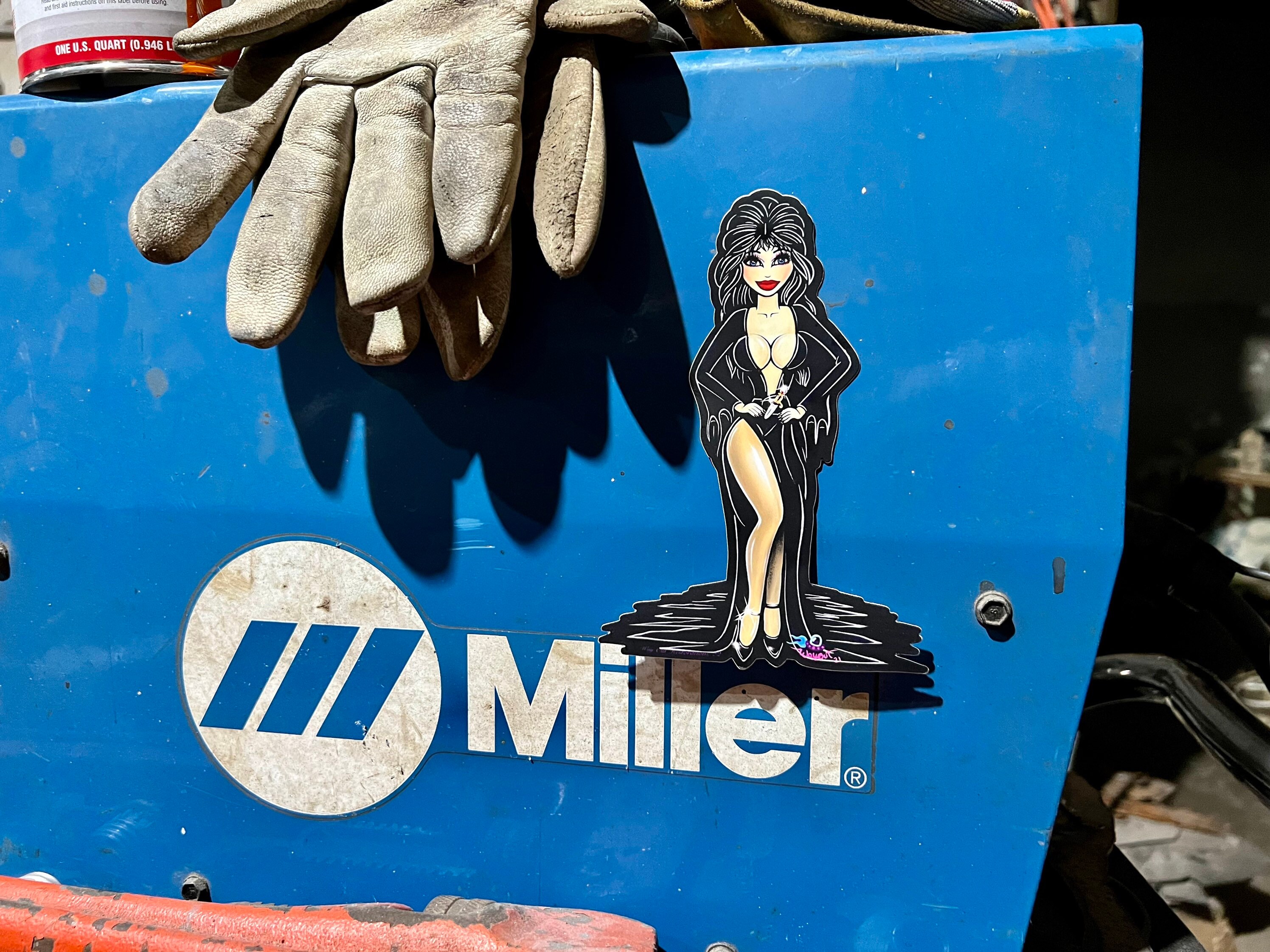 Elvira Mistress of the Dark High Quality Pin up Girl Vinyl Decal ...
