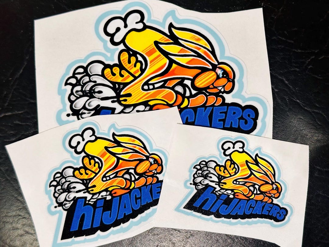HIJACKERS High Quality VINYL Decals… Various Sizes! 6 Inch, 4 Inch and ...