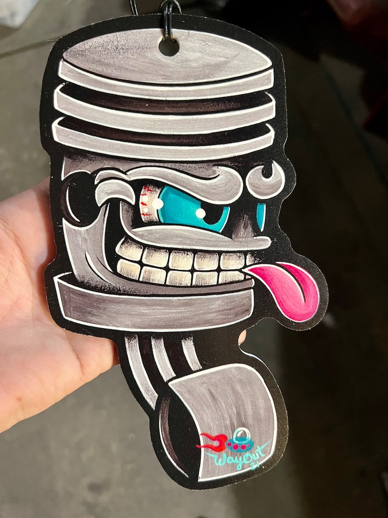 Pair of Angry Piston Double Sided Christmas Ornaments or Rear - Etsy