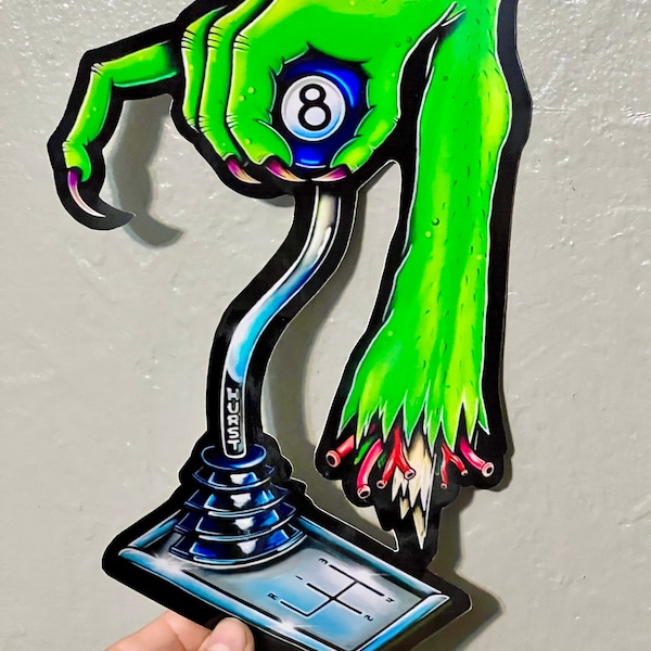 Zombie Car Decal - Etsy