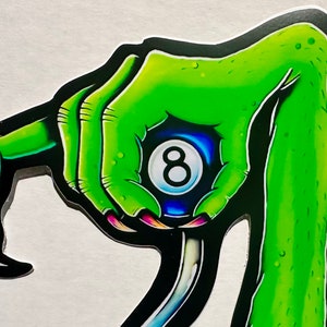 Zombie Hand Hurst Shifter High Quality Vinyl Decal, Hot Rod Art, Garage ...