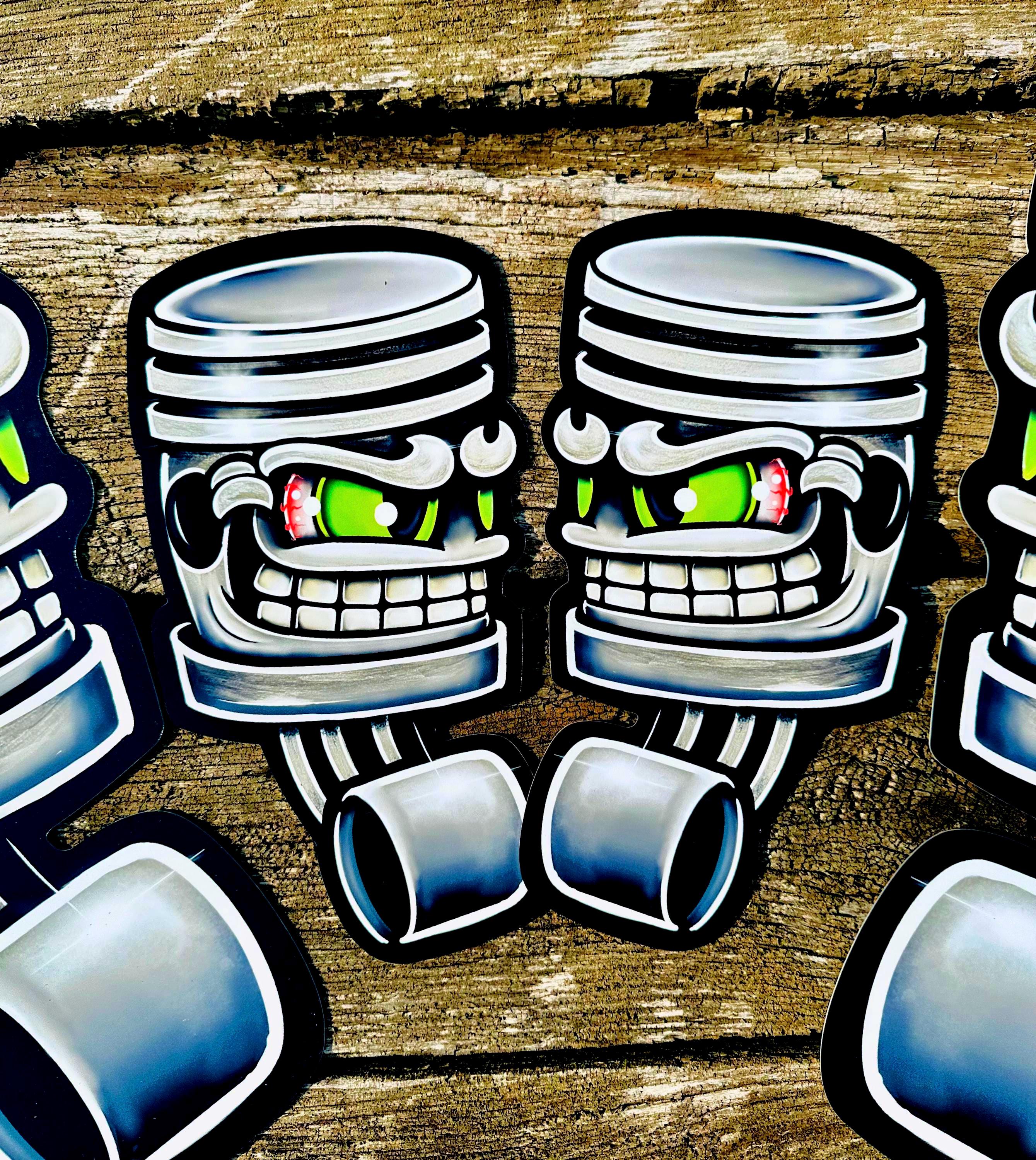 Aluminum Pissed off Piston Metal Sign Art, Tin Signs, Garage Art, Hot ...