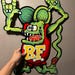 Aluminum Crazy Eyez Hot Rod Rat Metal Sign Art, Tin Sign, Hot Rod Art ...