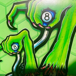 Zombie Hand Hurst Shifter High Quality Vinyl Decal, Hot Rod Art, Garage ...