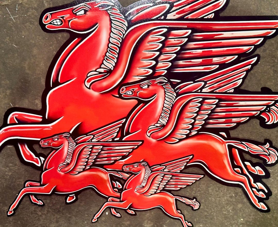 ALUMINUM Pissed off PEGASUS Metal Sign Art, Tin Signs, Garage Art, Hot ...