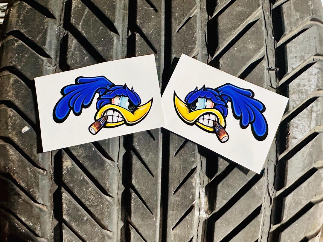 PISSED OFF Road Runner High Quality VINYL Decals… 6 Inch and 3 Inch ...