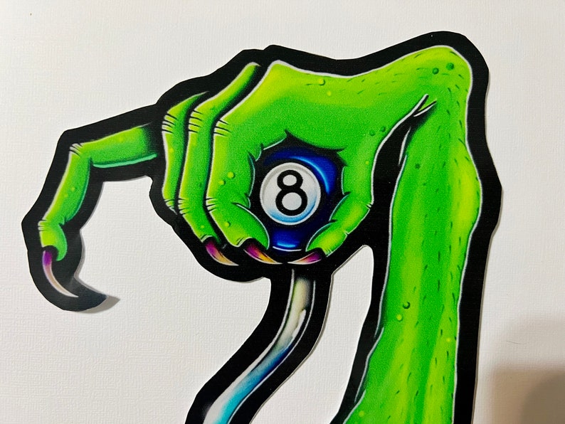 Zombie Hand Hurst Shifter High Quality Vinyl Decal, Hot Rod Art, Garage ...